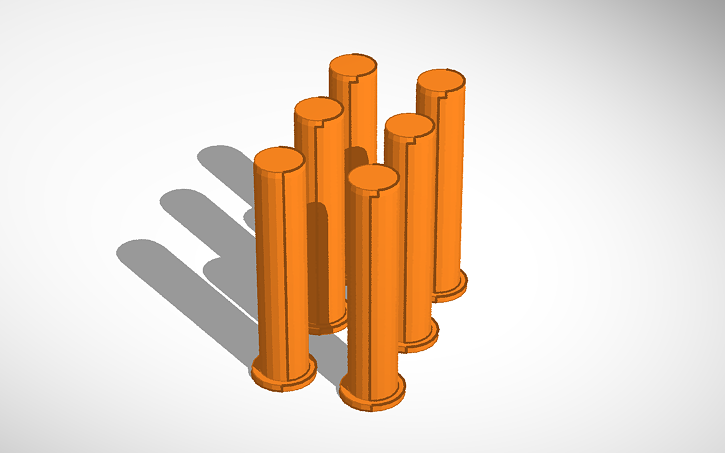3D design Worktop jig pegs - Tinkercad