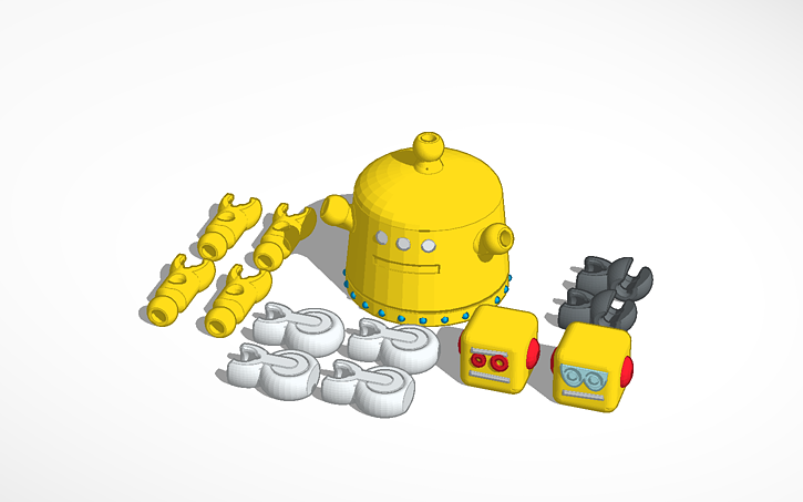3D design Instructables Robot construction kit - Tinkerplay compatible ...