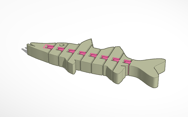 3D design FLEXI FISH- SNOOK | Tinkercad