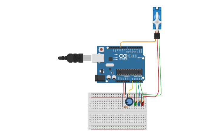 Circuit design Micro Project - Tinkercad