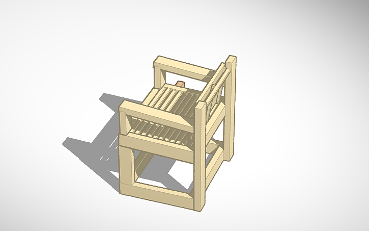3D design chair 1 | Tinkercad