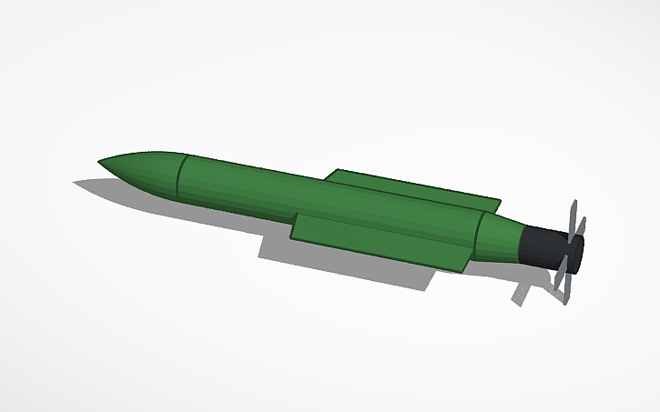 3D design GBU-43/B MOAB Bomb - Tinkercad