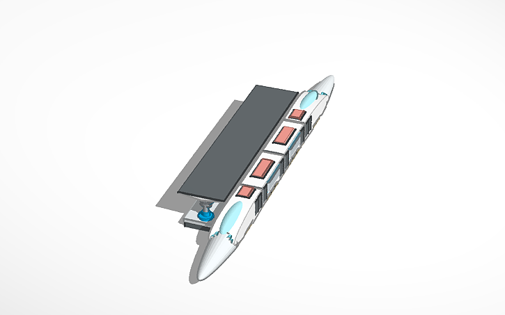 3D design Bullet train - Tinkercad