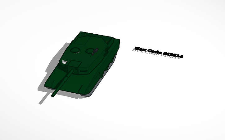 3D design Leopard 2 V2 - Tinkercad