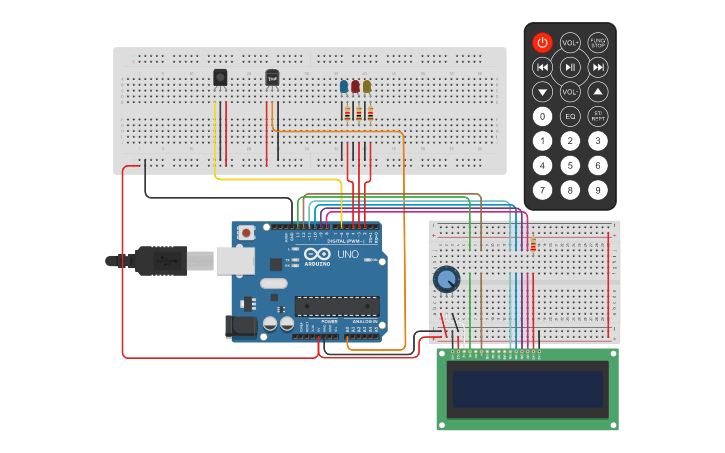 Circuit Design Smart Home System Tinkercad