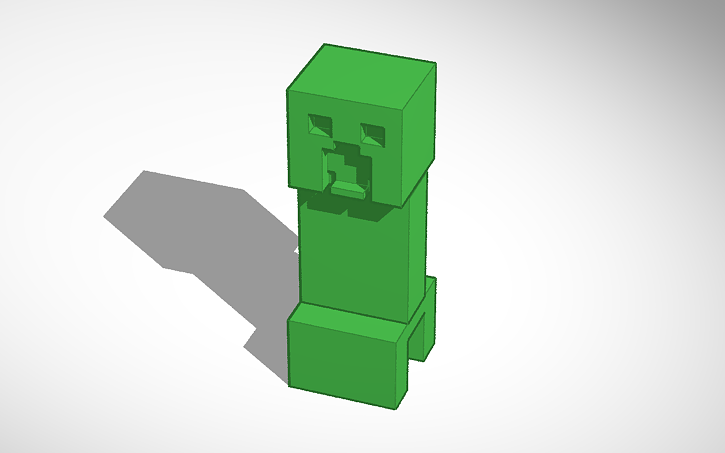 3D design Creeper (Articulated) - Tinkercad