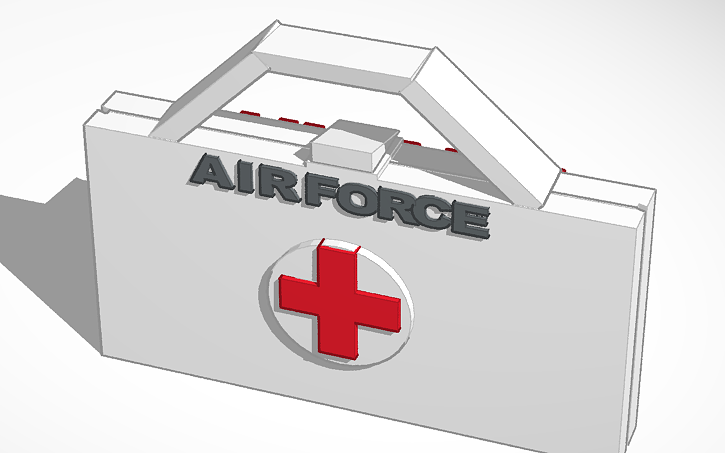 3D design medic box - Tinkercad