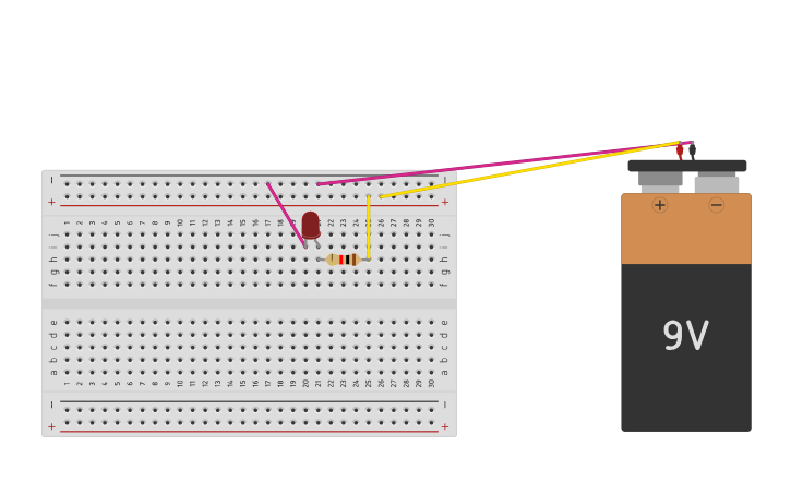 Circuit design Circuito simple - Tinkercad