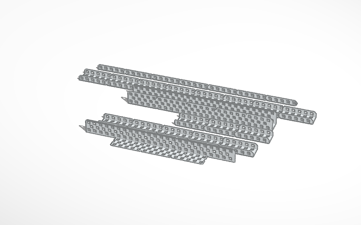 3D design VEX V5 Metal pieces - Tinkercad