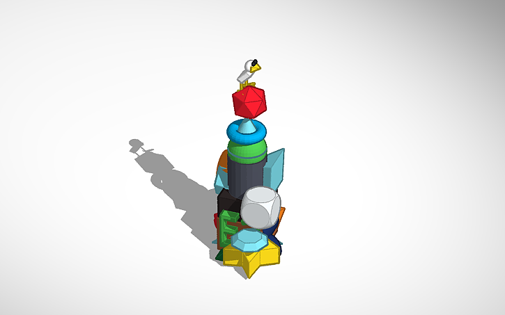 3D design BASIC SHAPES MERGE | Tinkercad