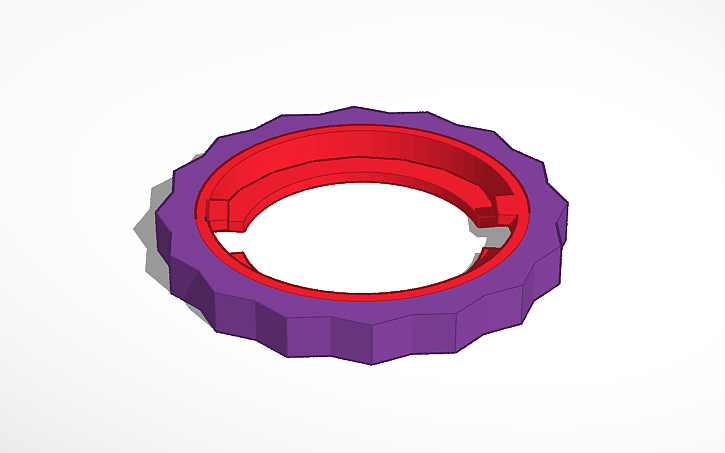 3D design beyblade bump frame | Tinkercad