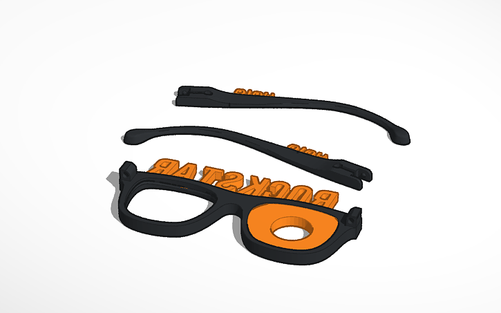 3D design Glasses - Tinkercad