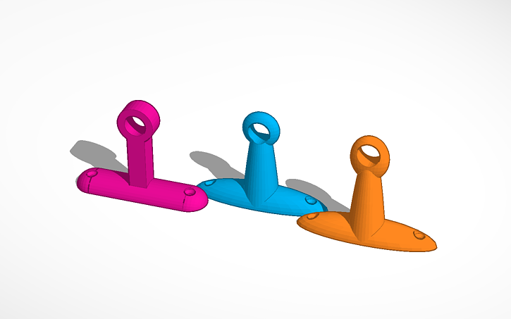 3D design Velvet_Rope_Barcket_IsaacB333482 | Tinkercad