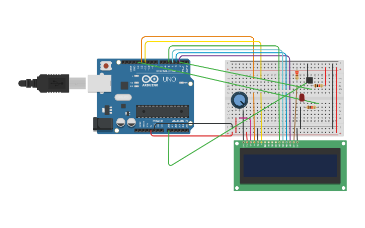 Circuit design tilt sensor circuit - Tinkercad