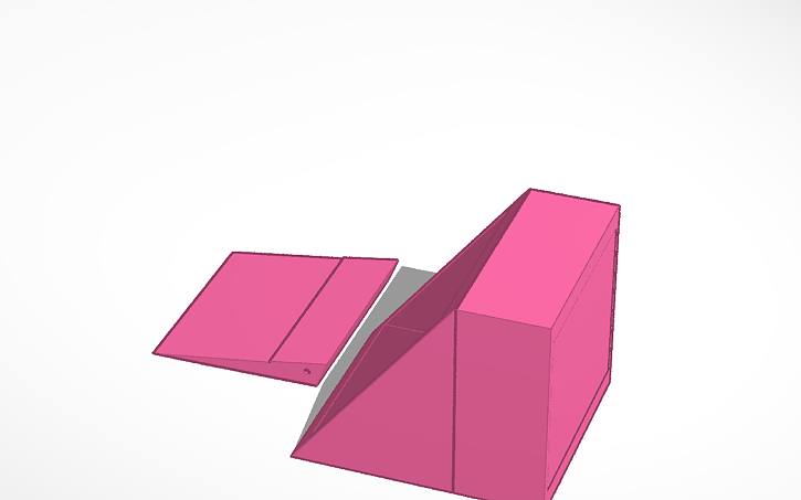 3D design Antweight battlebot wedge - Tinkercad
