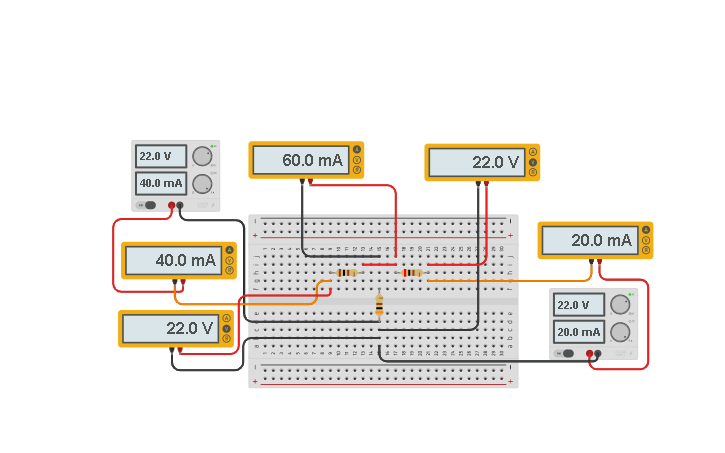 Circuit design Firnanda_Rangkaian Loop_27 | Tinkercad