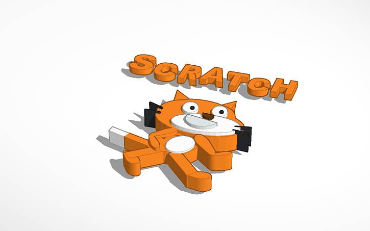 3D design SCRATCH CAT! - Tinkercad