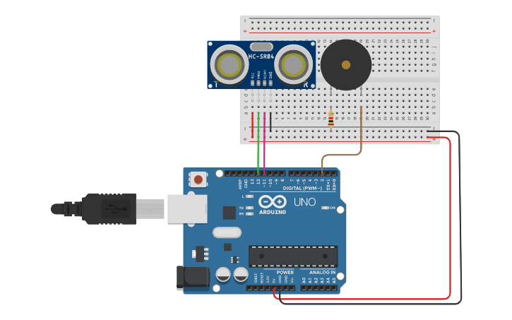 Circuit design Buzzer, piezo o parlante-Botas Ignacio | Tinkercad
