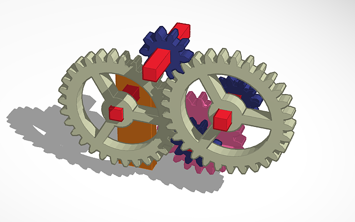 3D design mechanism - Tinkercad
