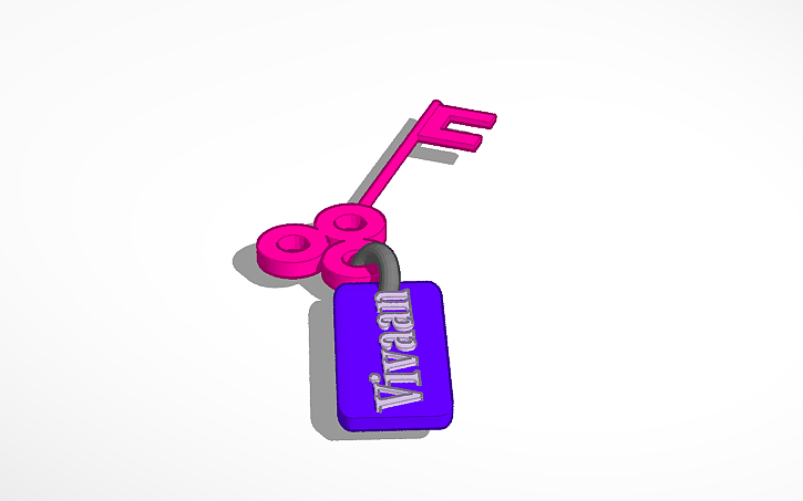 3D design my keys by Podar school - Tinkercad
