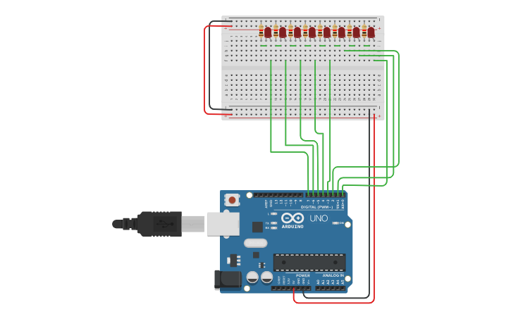 Circuit design bit operations Example 2 | Tinkercad