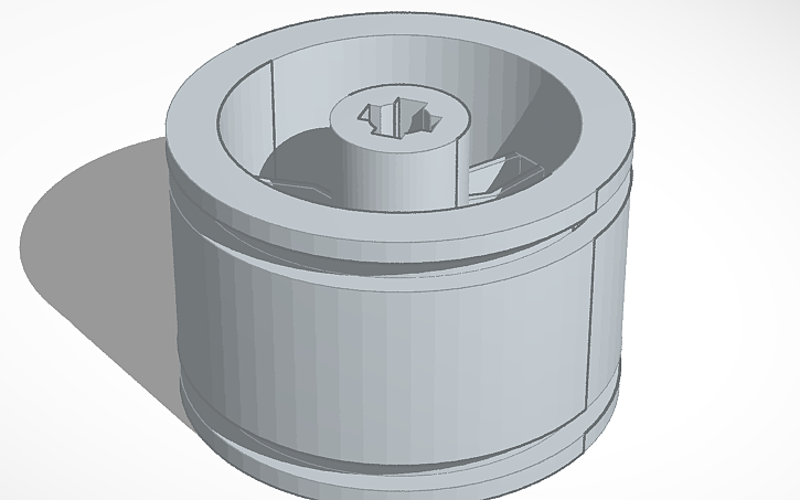 3D design Lego Custom Rim Off-Road 56145 - Tinkercad
