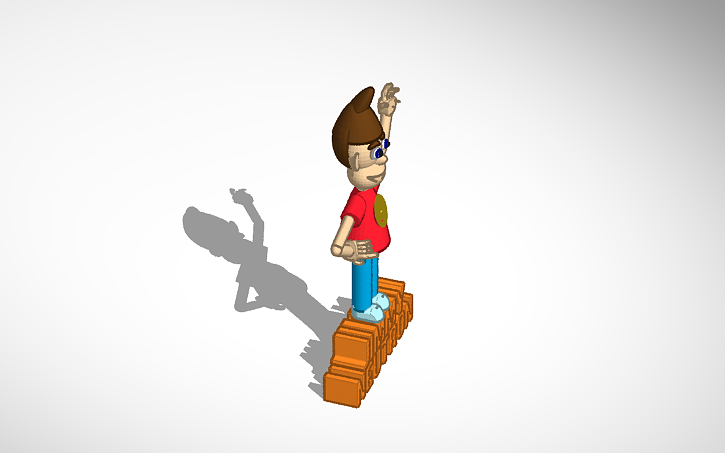 3D design jimmy neutron official licenced project - Tinkercad