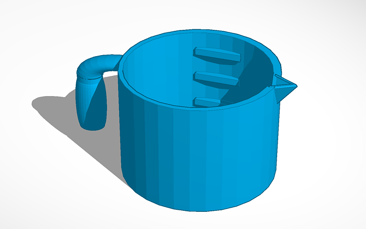 3d Design Measuring Cup Tinkercad