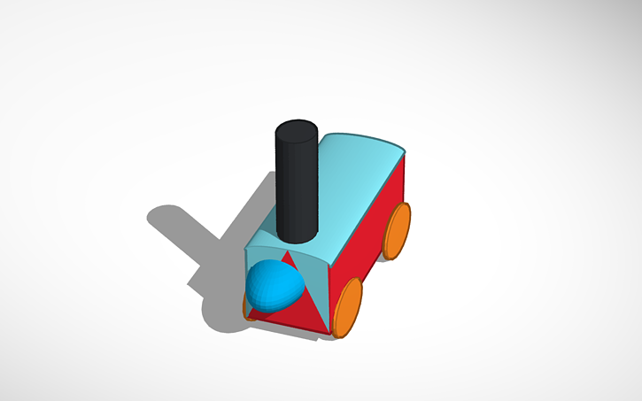3D design A train for beginners - Tinkercad