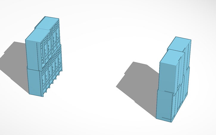 3D design Lockers - Tinkercad
