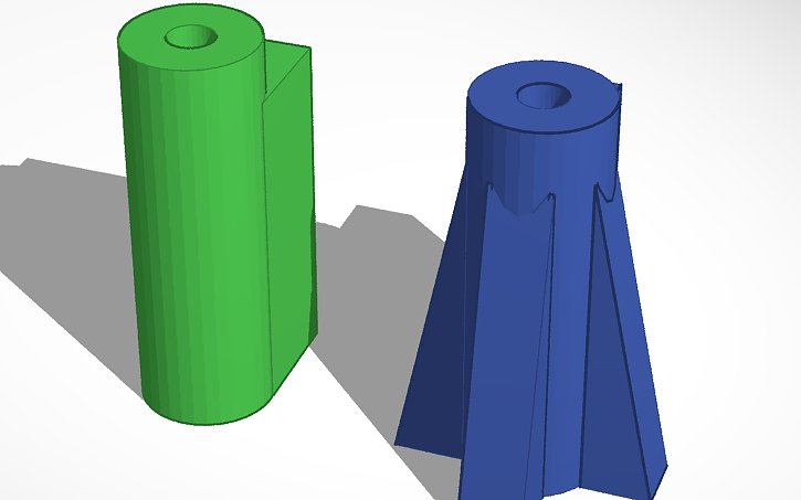 3D design Screw Posts for Cases - Tinkercad