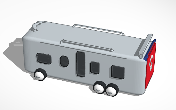 3D design Karavan - Tinkercad
