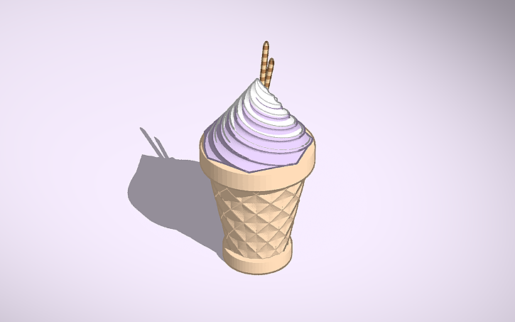 3D design ~ ice cream ~ - Tinkercad