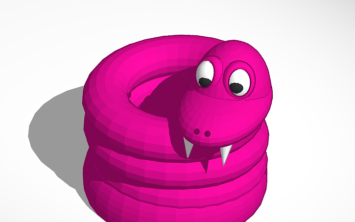 3D design Snake - Tinkercad