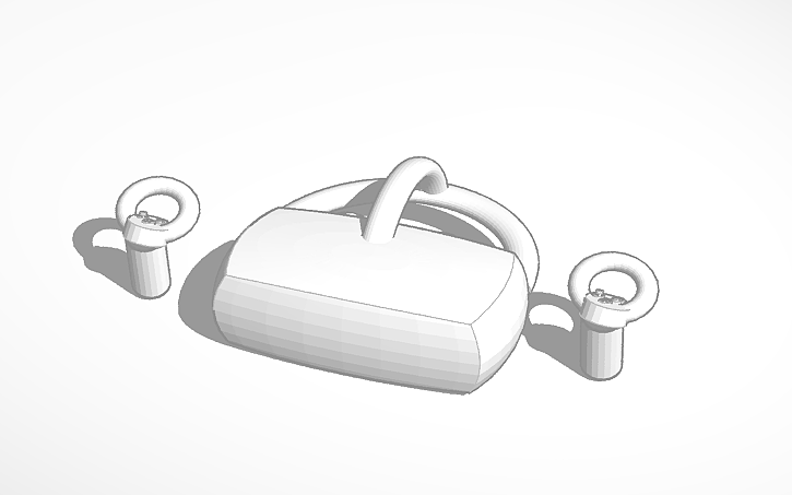 3D design vr headset - Tinkercad
