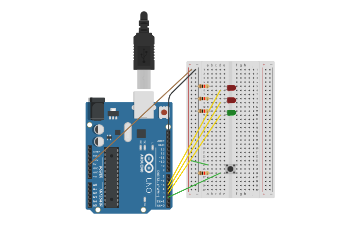 Circuit Design Actividad Uno Tinkercad