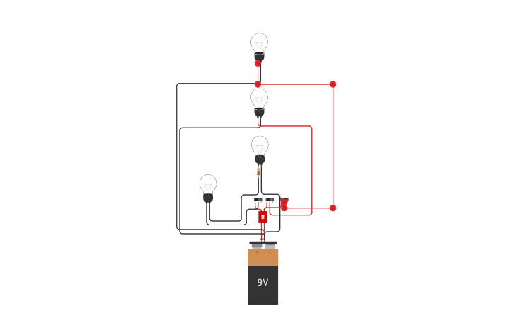 Circuit Design Rangkaian Gabungan Tinkercad