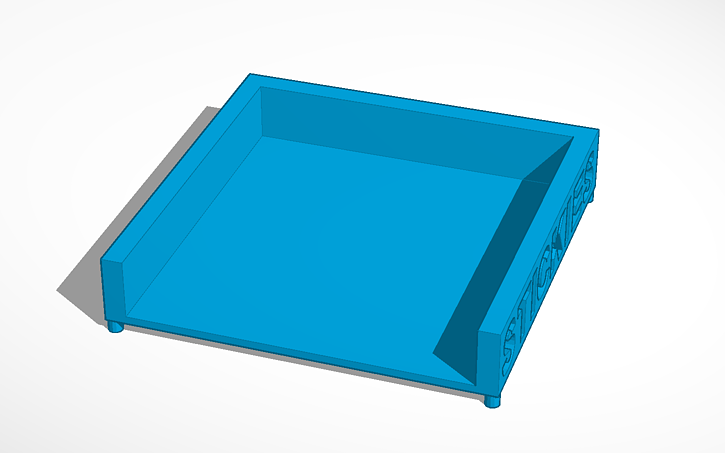 3D design Sticky Note Holder | Tinkercad