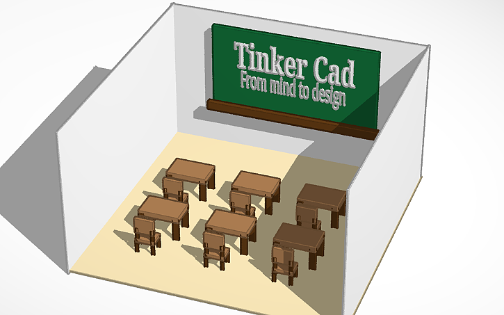 3D design Class Room - Tinkercad