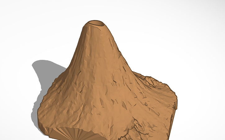 3D design Volcano - Tinkercad