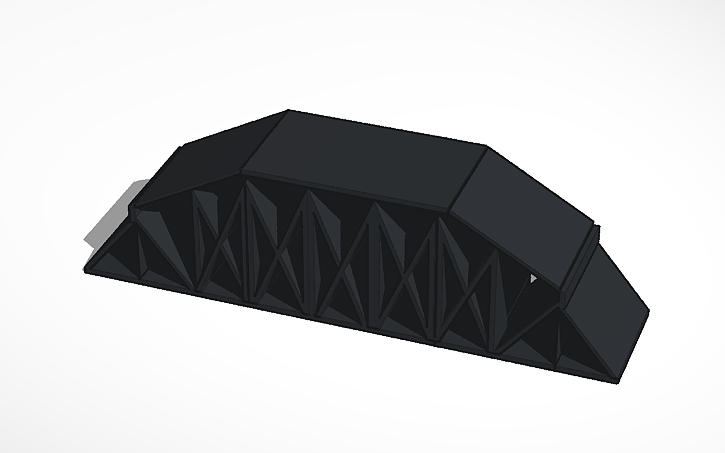 3D design Camelback Bridge - Tinkercad