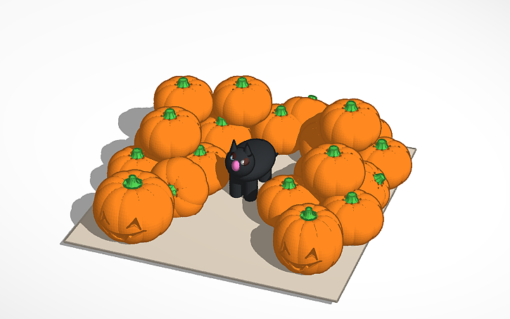 3D design Happy Halloween! - Tinkercad