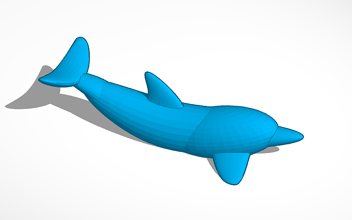 3D design Dolphin - Tinkercad