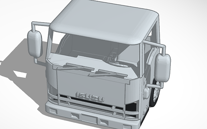 3D design isuzu n series cabin - Tinkercad