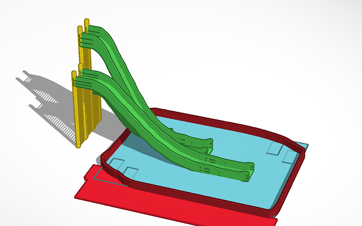 3D design Water slides - Tinkercad