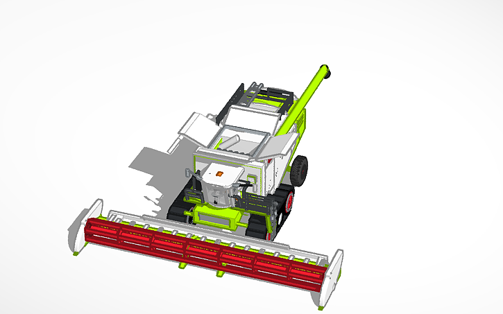 3D design CLAAS Lexion 8900 - Tinkercad