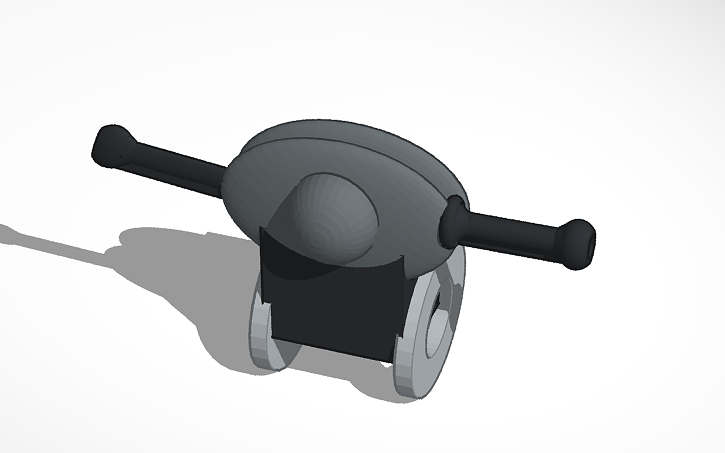 3D design three wheel motor bike - Tinkercad