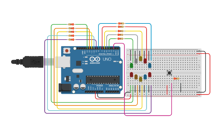 Circuit design TAREA: MICOCONTROLADORES-PARPADEO_ARDUINO - Tinkercad
