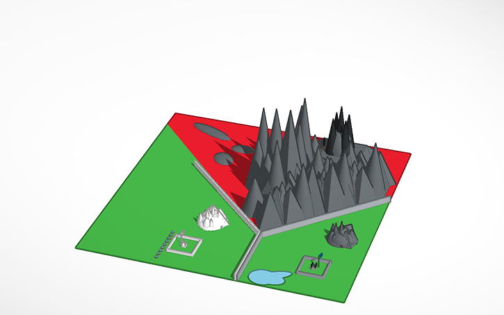 3D design The Tinkercad World Map - Tinkercad
