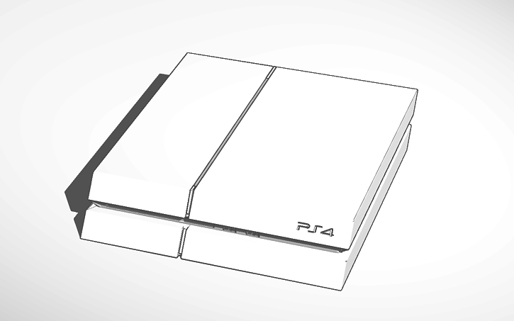 3D design ps4 iker | Tinkercad